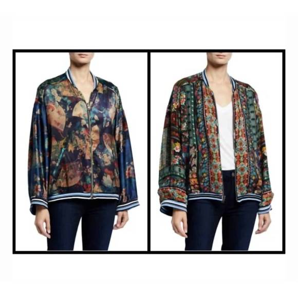 Johnny Was | Sweaters | New Johnny Was Fusai Bomber Jacket In Mti ...